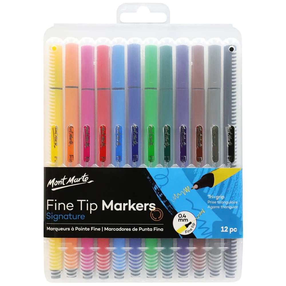 Fine Tip Markers Signature 12pc – Raifa Centre