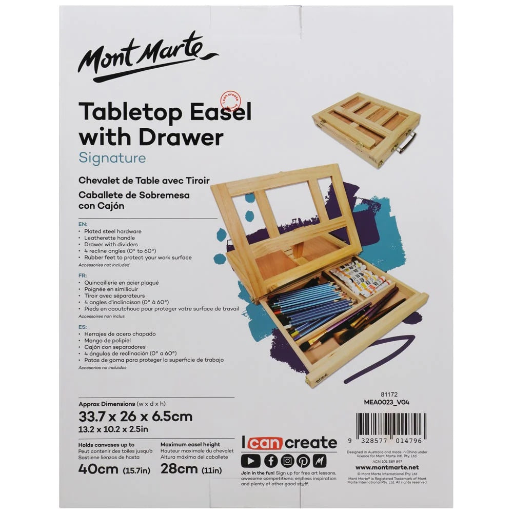 Table Easel with Drawer Signature – Raifa Centre