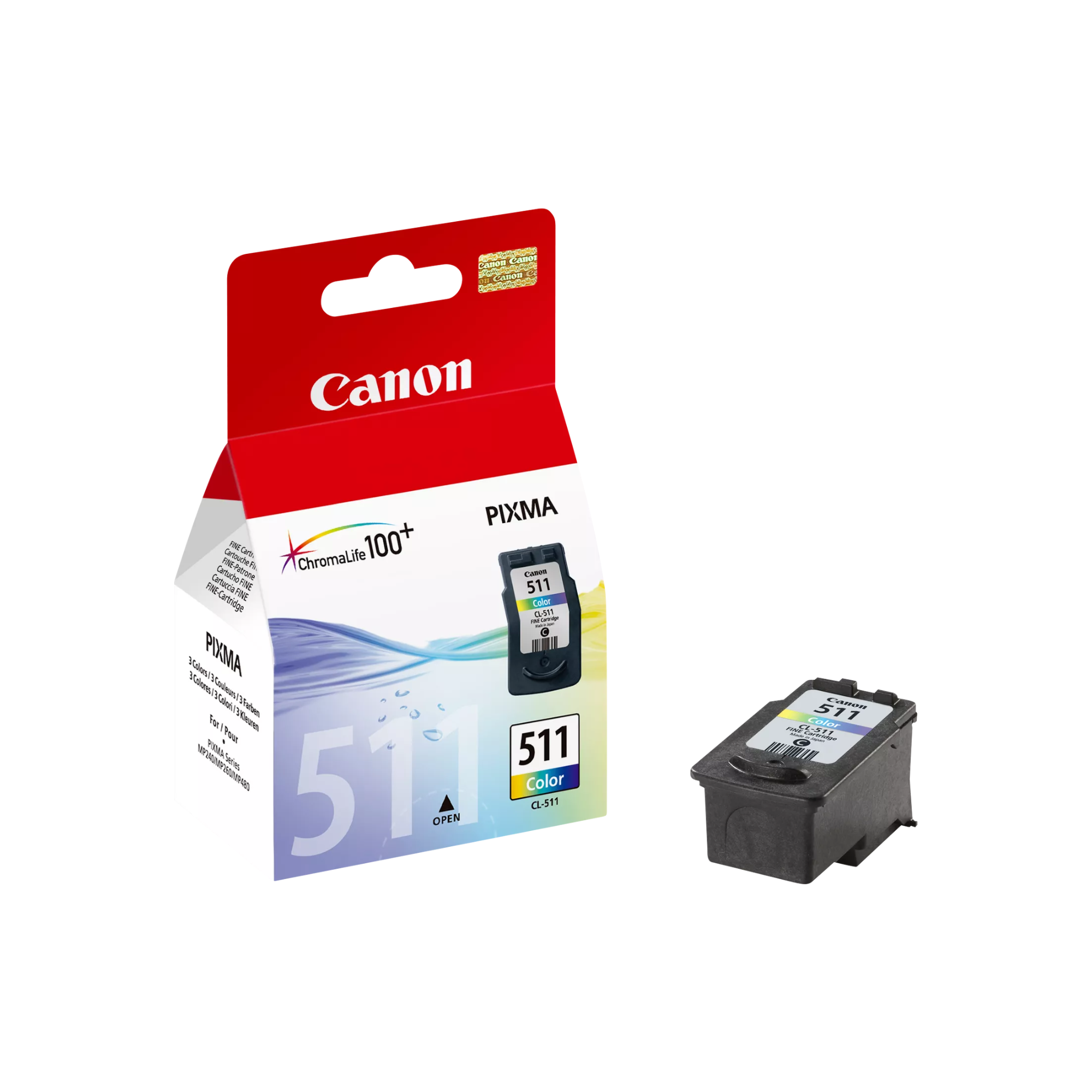 Canon CLI-511 Color Ink Cartridge | Genuine Canon | Qatar Best Price ...