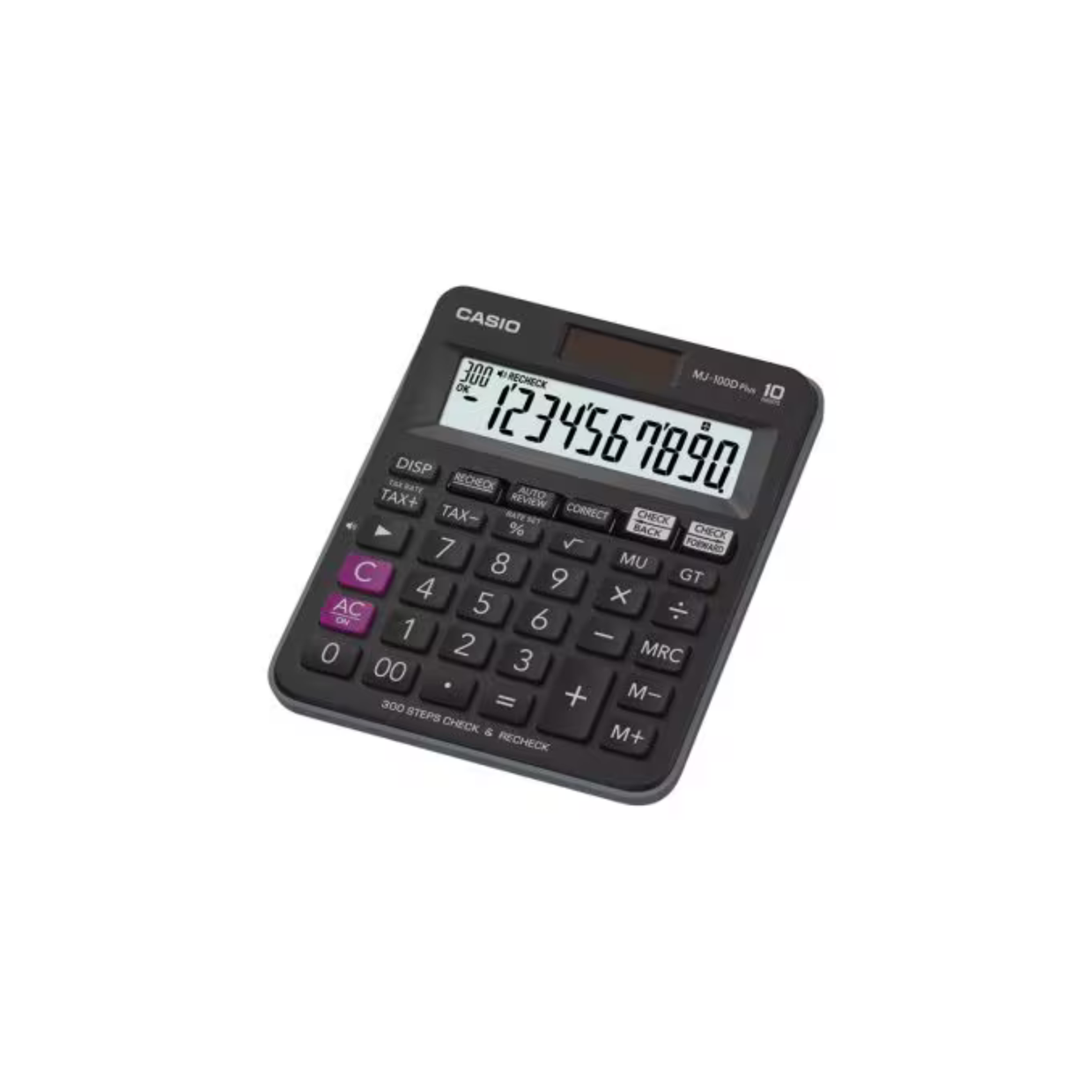 Casio MJ-100D Plus 10-Digit Check Calculator – Mini Desk, Qatar – Raifa ...