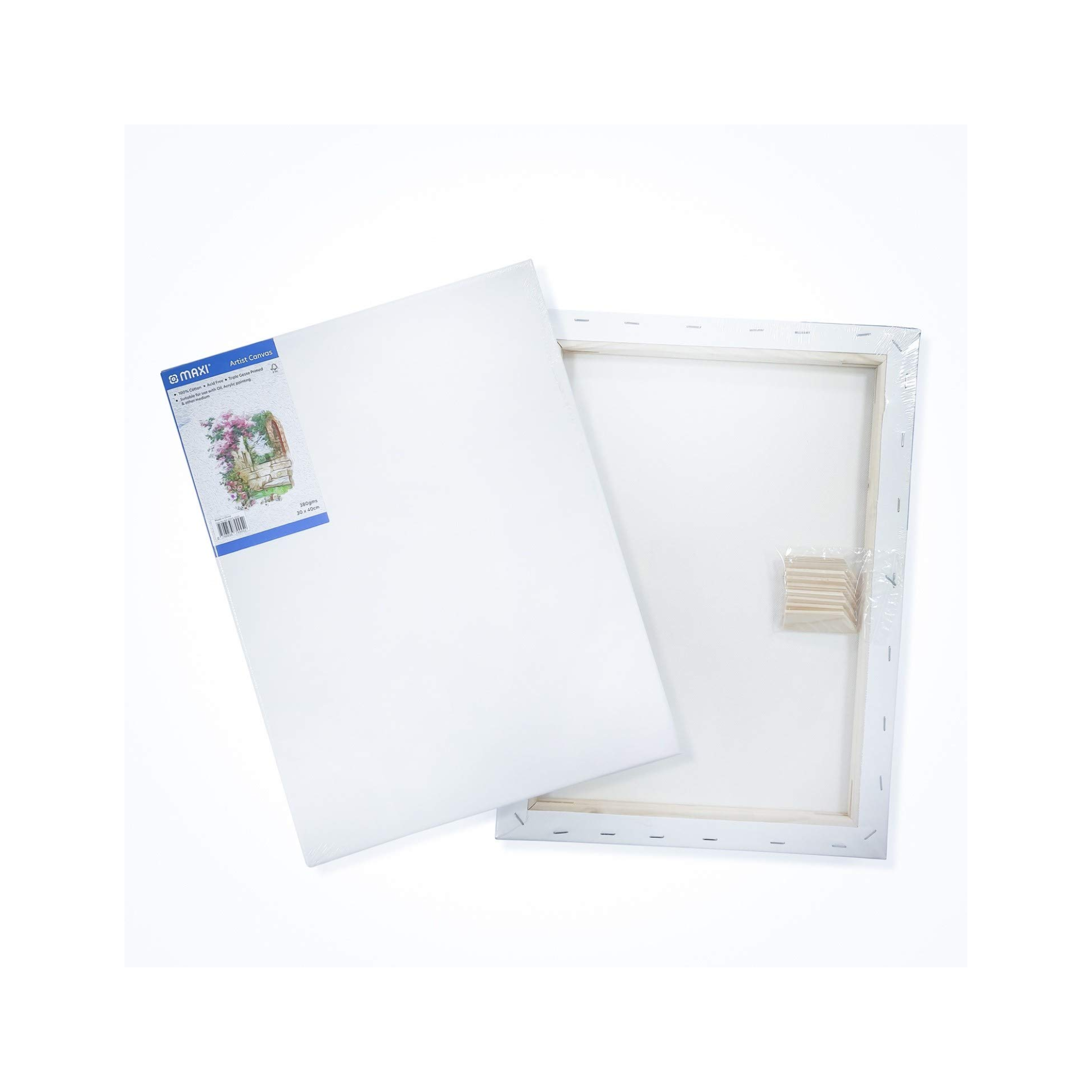 MAXI Stretched Canvas Board 380 GSM 20×30 | Best Price Qatar – Raifa Centre