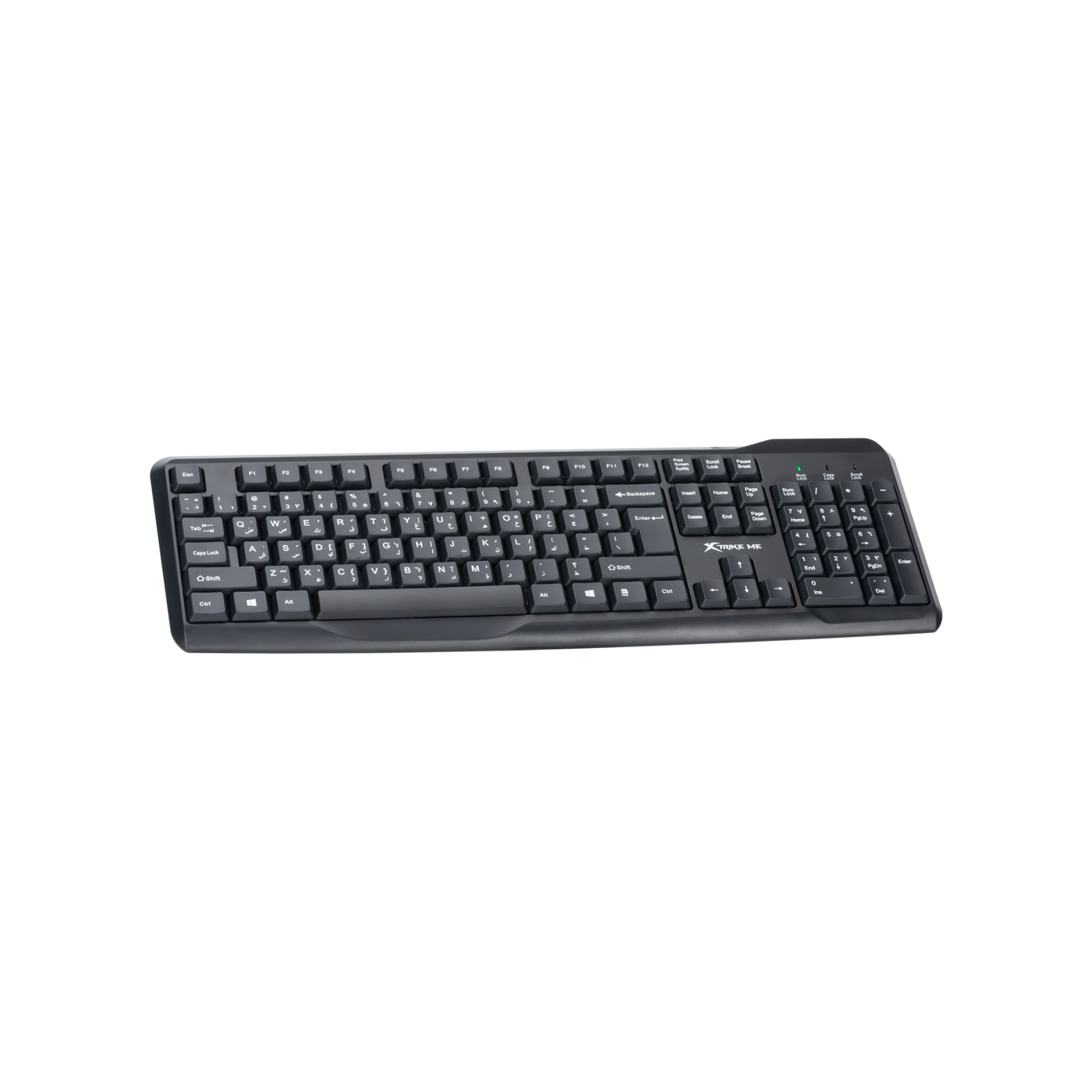 XTRIKE ME KB-229 AR Wired Keyboard | Arabic English | Best Price Qatar – Raifa Centre
